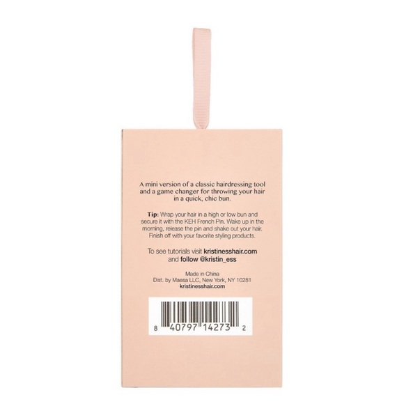 Kristen Ess | Accessories | Kristen Ess Two Mini French Pins Rose Gold ...